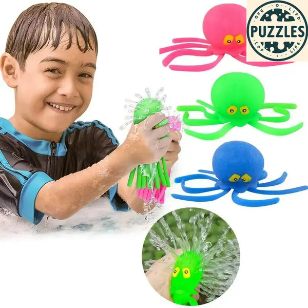 Baby Bath Toys Octopus Sponge - Puzolife – Puzolife - Puzzles of Life